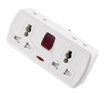 China Universal plug adapters, 4-way multi socket 13A 250V BS pin ...