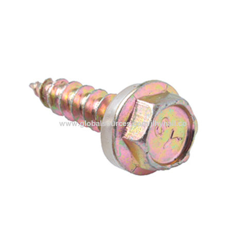 Buy Wholesale China Hexagonal Head Self Tapping Screw With Washer ...
