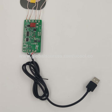 China Double coil 15W wireless charging module with Qi certificate qi ...