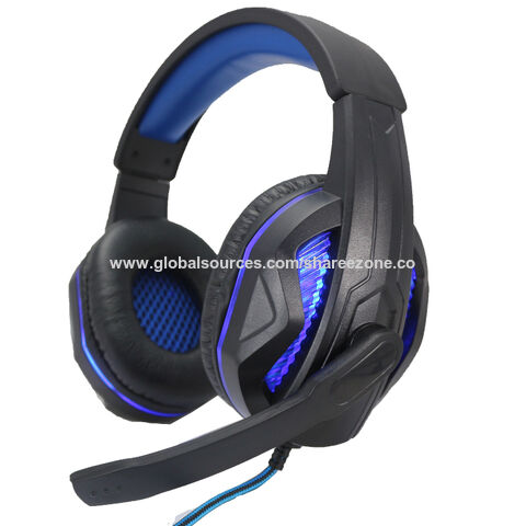 China Cheap P4 wired Stereo headphone gaming with LED flashlight, more ...