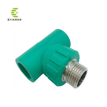 China Compression PP male three tee fittings ppr fittings for hot water ...