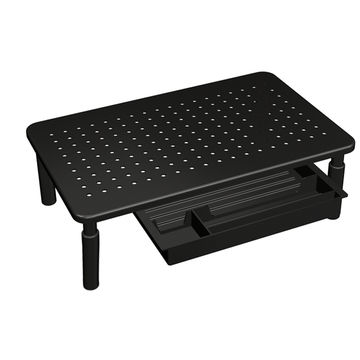 Elevated Computer Monitor Stand Riser Height and Angle Adjustable, with ...