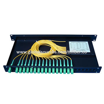 Buy Wholesale China 1u Rack Mounted Plc Patch Panel With 1*16 Splitter ...