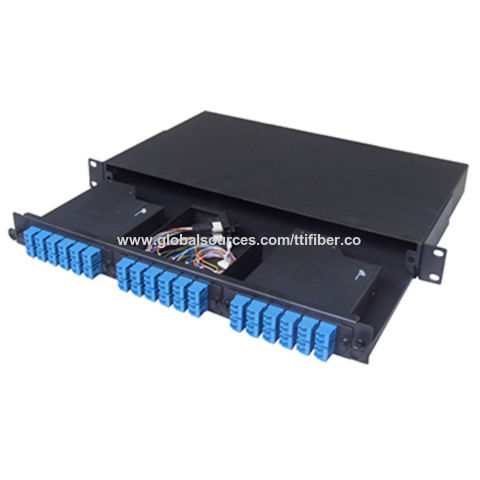 Buy Wholesale China 1u Rack Mounted Mpo Patch Panel With Cold Rolled ...