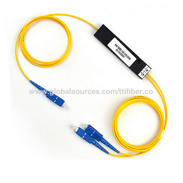 1x2 FBT Coupler, SC UPC Connector, 2.0mm, 50/50 ratio, 1x2 FBT couplers ...