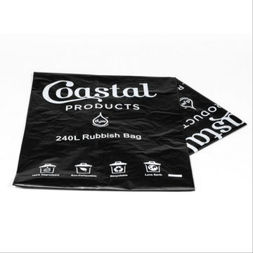 Buy Wholesale China 240l Oxo-degradable Black Trash Bag With Pp Binding ...