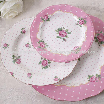 Buy Wholesale China Oem Supply Crockery Ceramic Porcelain Flower Patten ...