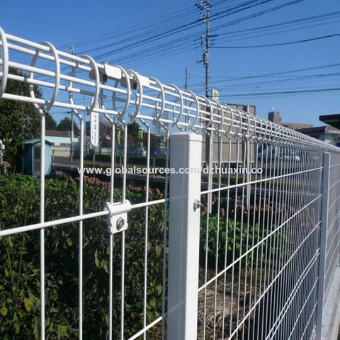 Double loop welded fence, double ring wire mesh fence double circle ...