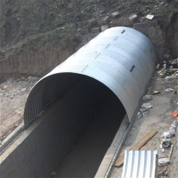 Buy Wholesale China Semi Circular Corrugated Steel Culvert Pipe For ...