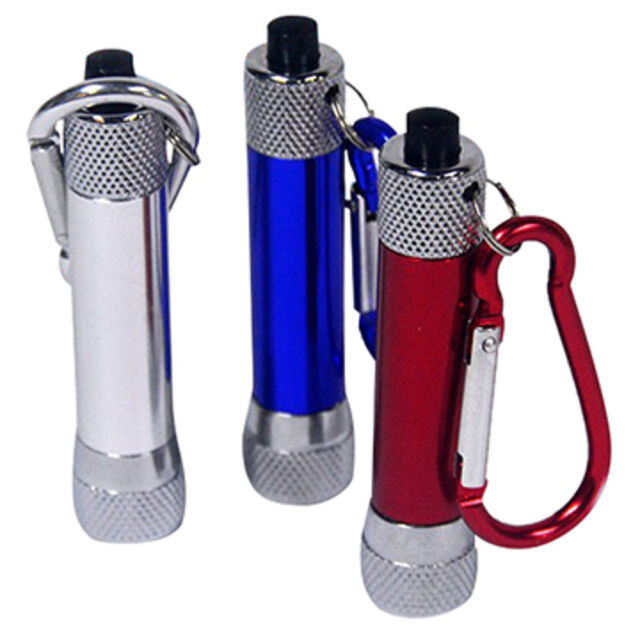Mini 3 LED metal flashlight keychains with factory price, LED ...