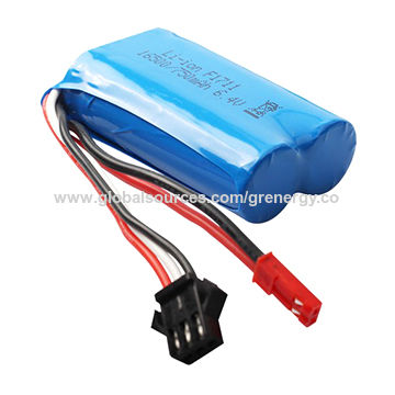 7.4V 2000mAh High Quality and Efficiency Li-ion Rechargeable Battery ...