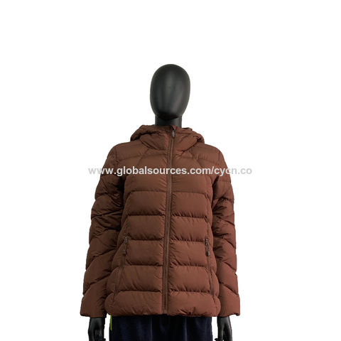 Buy Wholesale China Women Winter Light Padding Jacket With Hood, 20d ...