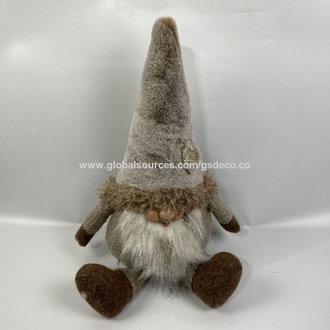 Buy Wholesale China Festival Gift Sitting Christmas Plush Faceless Elf ...