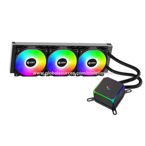 Buy Wholesale China 12v Dual Fan Rgb 360 Aio Fantasy Liquid Cooling ...