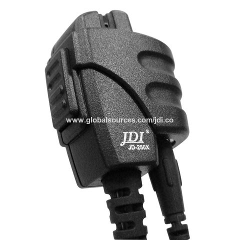 Two-way Radio Microphone with 3.5mm Threaded Earphone Jack and Large ...