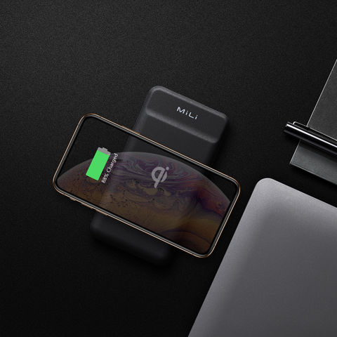MiLi 8000mAh Power Bank Fast Wireless Charging with PD Compact Power ...