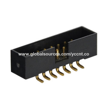 China 2.0mm Box Header dual rows S.M.T type Box Headers on Global ...