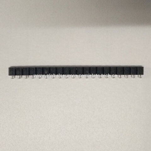 China 2.54mm IC Socket Single Row DIP Type, 20Pin Round Pin Header ...