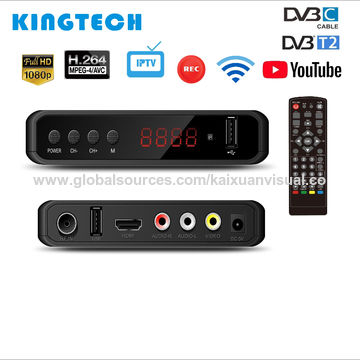 Buy Wholesale China Popular Dvb-t2/c Receiver H.264 Decoder Support Youtube,iptv,wifi Dongle ...