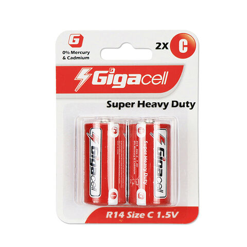 Carbon Zinc R14 Pvc C Size 1.5v Dry Battery, R14 Battery, Zinc Carbon ...