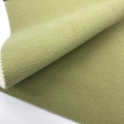 Buy Wholesale China Double Faced Over Coating Cut Velvet Wool Fabric In ...