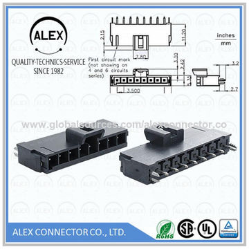 Buy Wholesale Taiwan Single Row Vertical Header / .138"(3.50mm) High ...