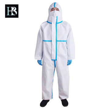 Protective wear Blue Sealed Isolation One Piece protective Suit Full ...