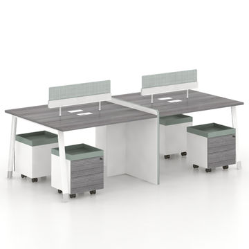 China 4 person office workstation office furniture staff office ...