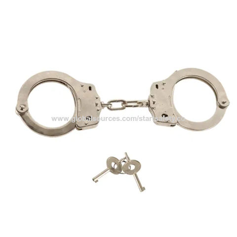 Buy Wholesale China Military Carbon Steel Police Handcuff With Double ...