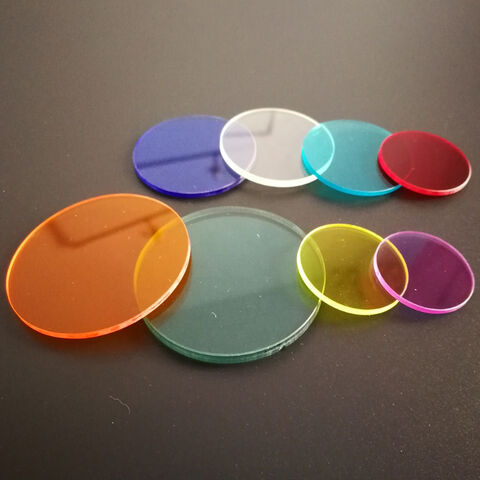 Optical UV/IR Wavelength Red/Green/Yellow Color Glass Filter, Color ...