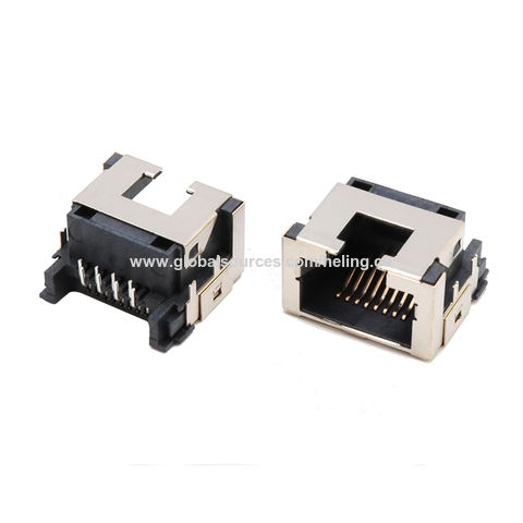 Buy Wholesale China Low Profile Rj45 Connector Tab-down Shielded H=9 ...