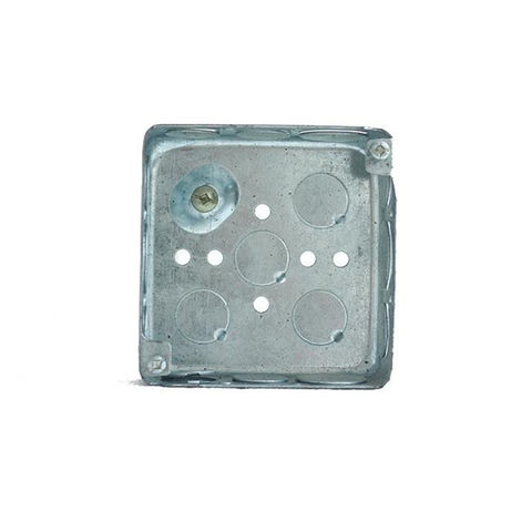Buy Wholesale China Square Metal Electrical Box 4"x4"x1-1/ 2" & Metal ...