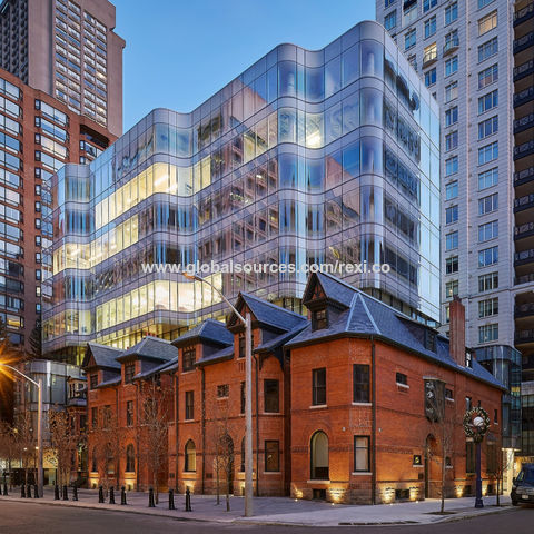 Commercial Residential Exterior Curtain Wall Shopping Mall Hotel ...