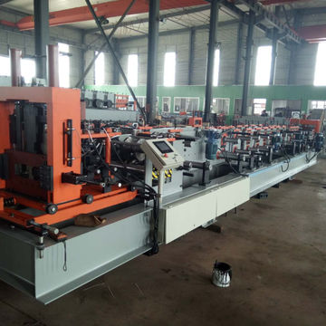 China Fully Automatic C profile roll forming machine on Global Sources,C channel roll forming ...