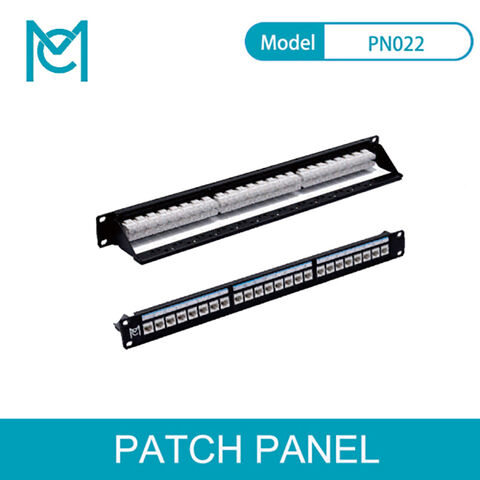 Buy Wholesale China Mc Modular Patch Panel Unshielded 24-port Blank 1u ...