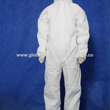 Buy Wholesale China Disposable Hooded Dustproof Protective Clothing ...