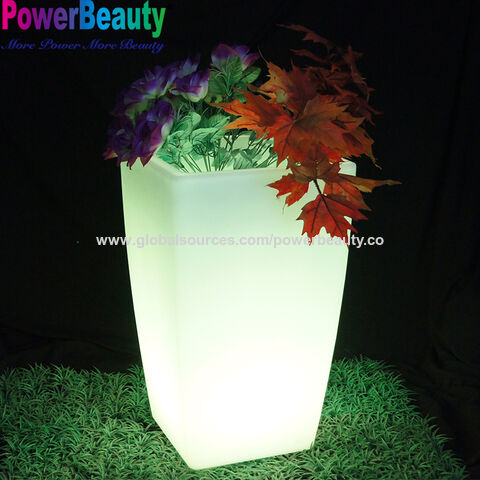 Buy Wholesale China Indoor/Outdoor waterproof LED Flower Pot with ...