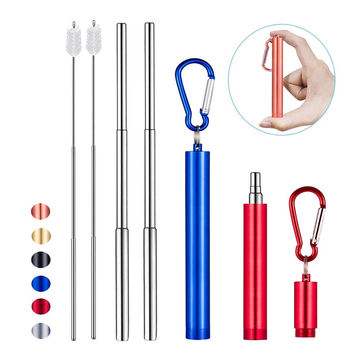 Buy Wholesale China Wholesale Reusable Retractable Drinking Straws ...