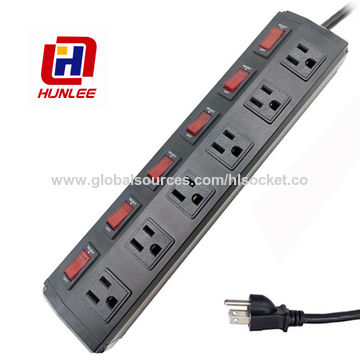 Buy Wholesale China Us 6 Ways Relay Controlled Power Socket With Switch ...