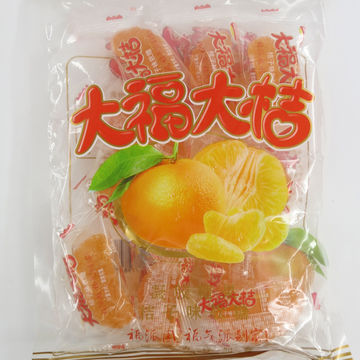Orange soft candy, fruit juice orange classical - Buy China Orange soft ...