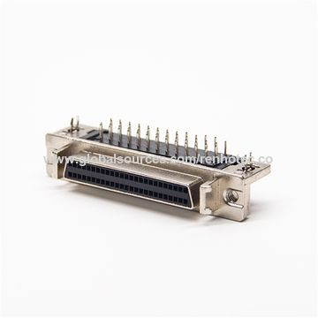 HPDB PCB Mount 36 Pin SCSI Connector, Right Angle Female SCSI ...