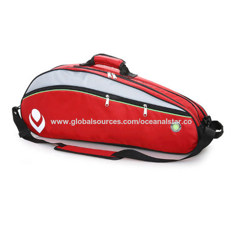 ChinaBadminton racquet bag,made of nylon,customized patterns and many ...