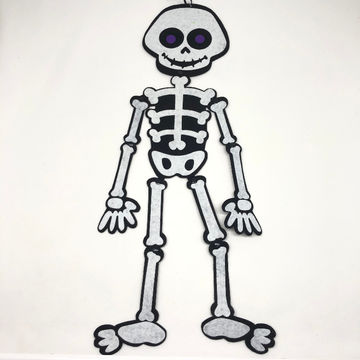 Buy Wholesale China Handicraft Felt Fabric Adjustable Skeleton Pendant ...