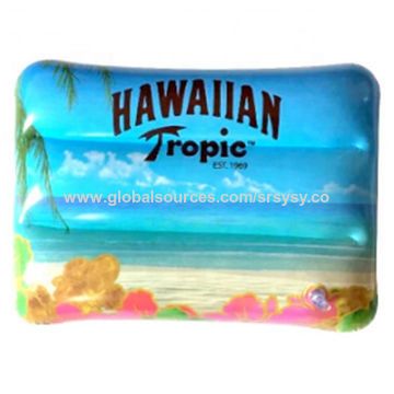 Rectangle Custom Design Blue Phthalate Free PVC Floating Inflatable ...