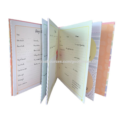 Buy Wholesale China OEM Kids Color Printed High Quality Record Book ...