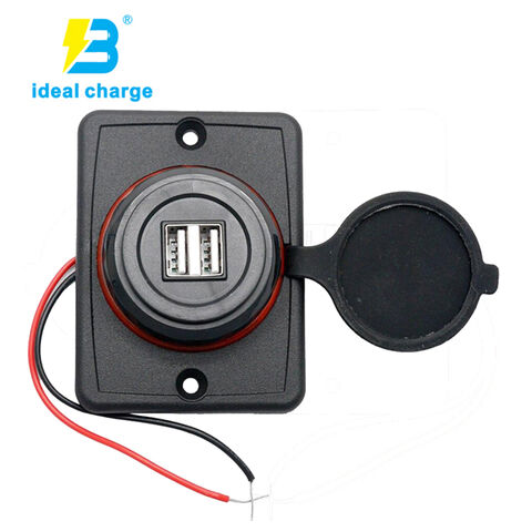 Buy Wholesale China Two Led Light Rings 3.1a Dual Socket Mobile Phone ...