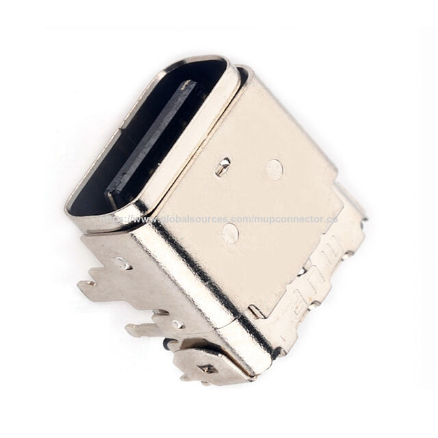 Buy China Wholesale Usb C 24p Connector Socket Female Right Angle ...