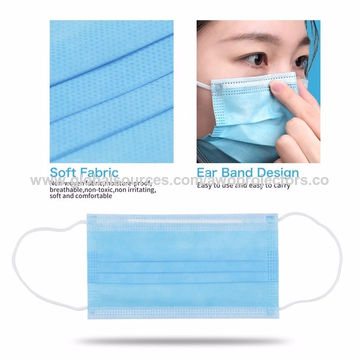Buy Wholesale China Disposable Adult Mask Good Quality 3ply Non-woven ...