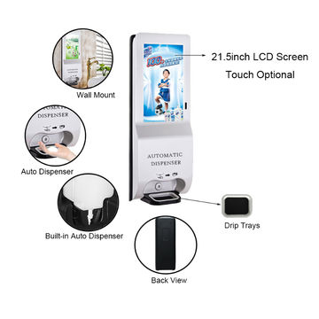 Buy Wholesale China Gel Foam Liquid Hand Sanitizer Dispenser Lcd ...
