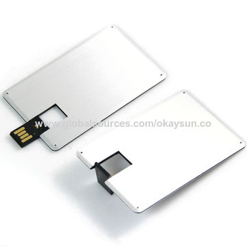 1gb To 64gb Personalized Business Card Usb Flash Drive Metal Credit ...